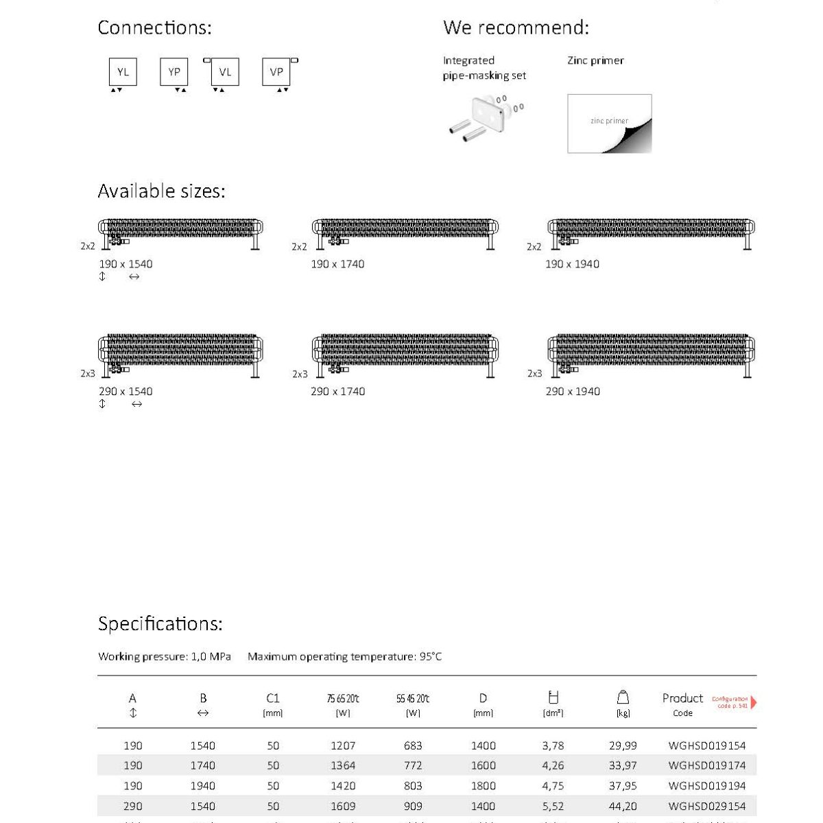 Terma Ribbon HSD Horizontal Designer Radiator | Poshrads