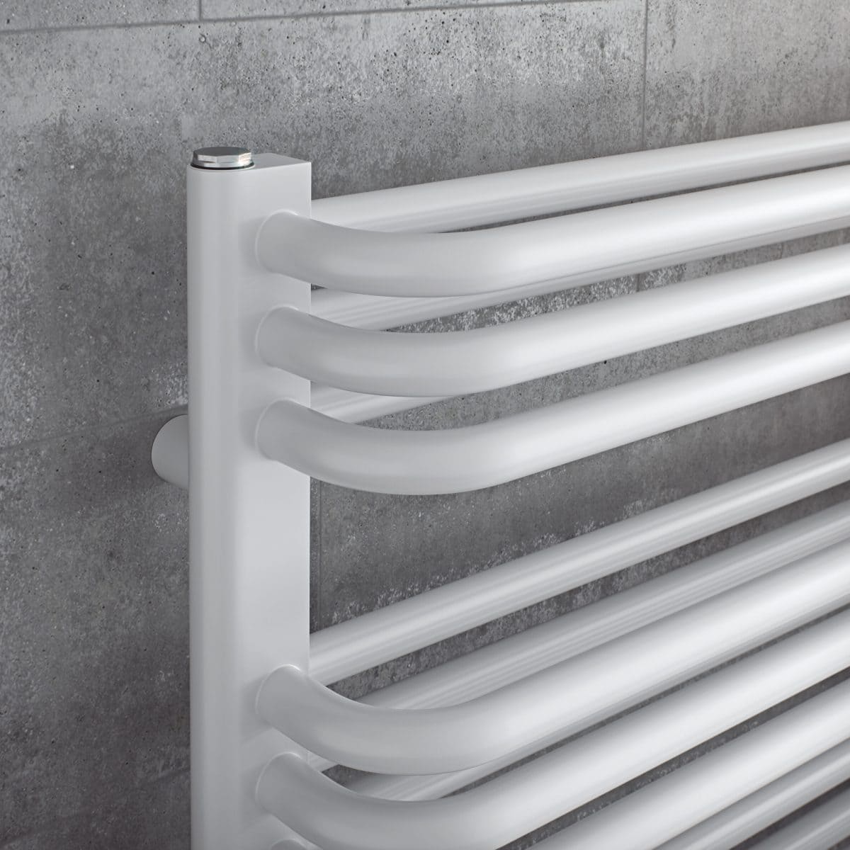 Terma Leo Chrome Electric Designer Towel Rail | Poshrads