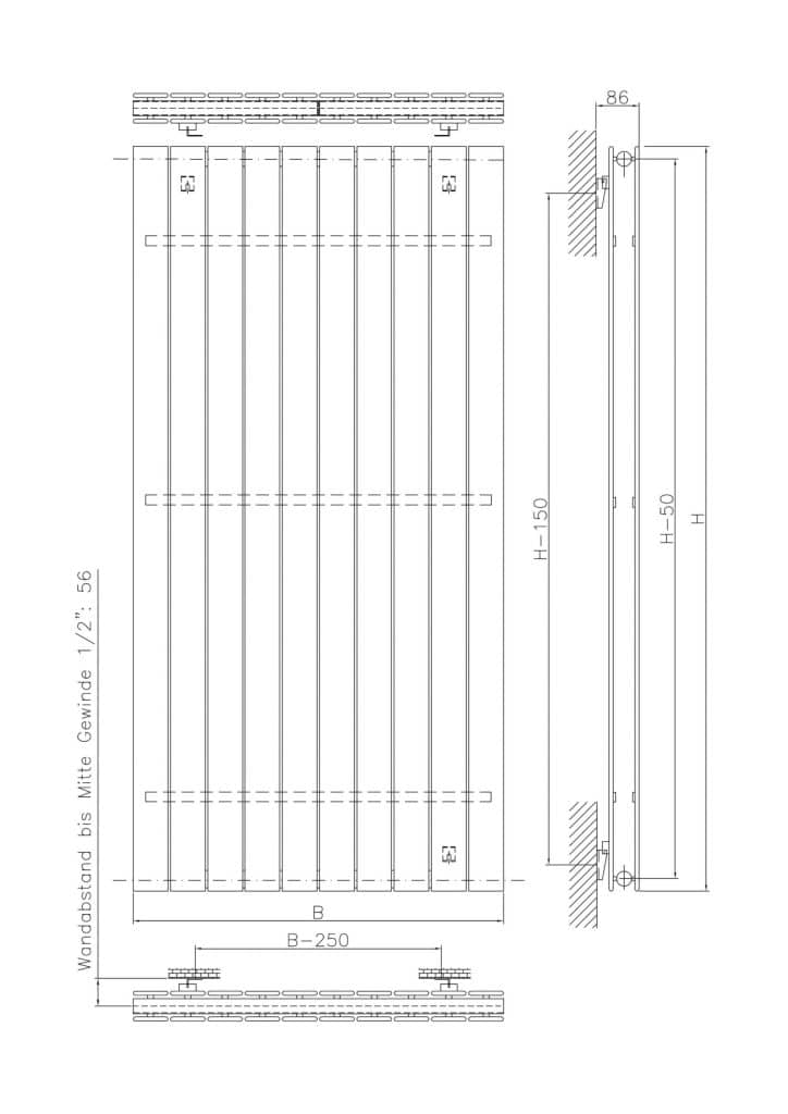 Vertical Aluminium Radiators | Modern Design & Efficiency