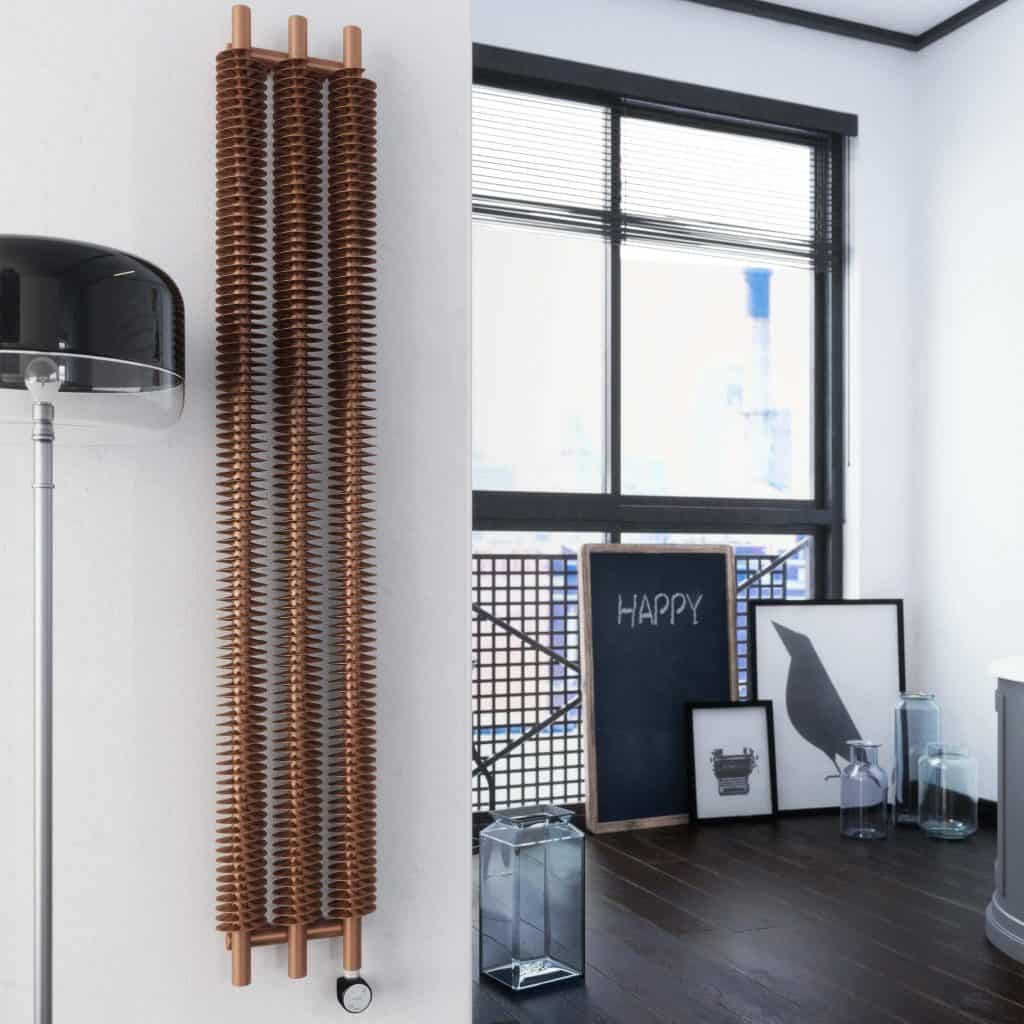 Stylish Terma Ribbon Vertical Electric Radiator - Free UK Delivery