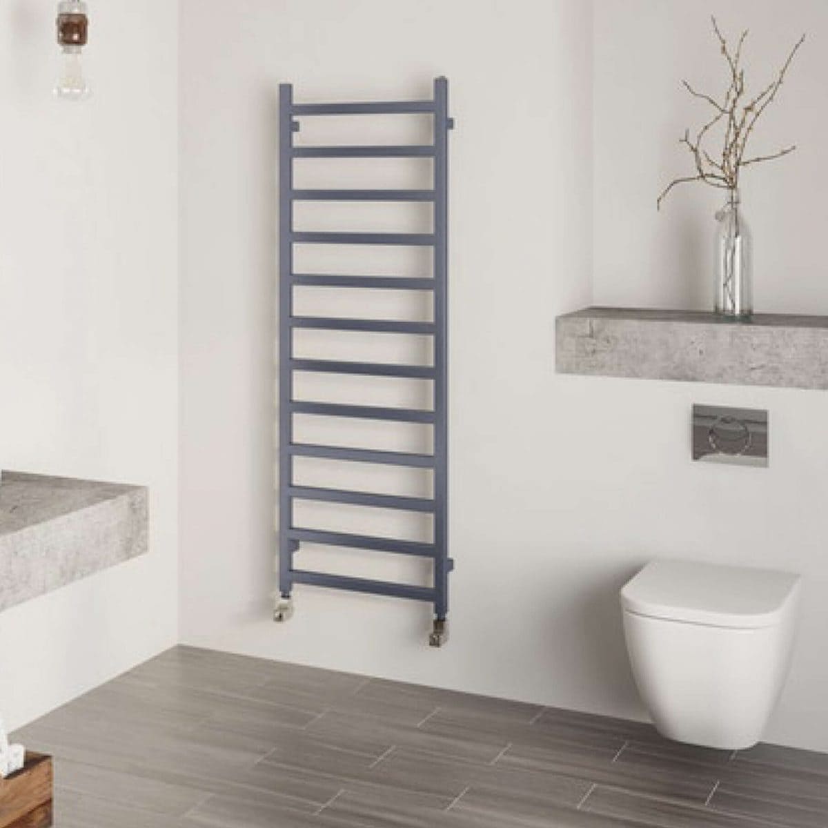 Terma Alex One Electric Designer Towel Rail | Poshrads