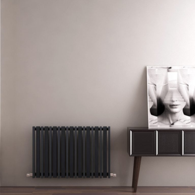 Buy Carisa Barkod Horizontal Black Designer Radiator | Poshrads