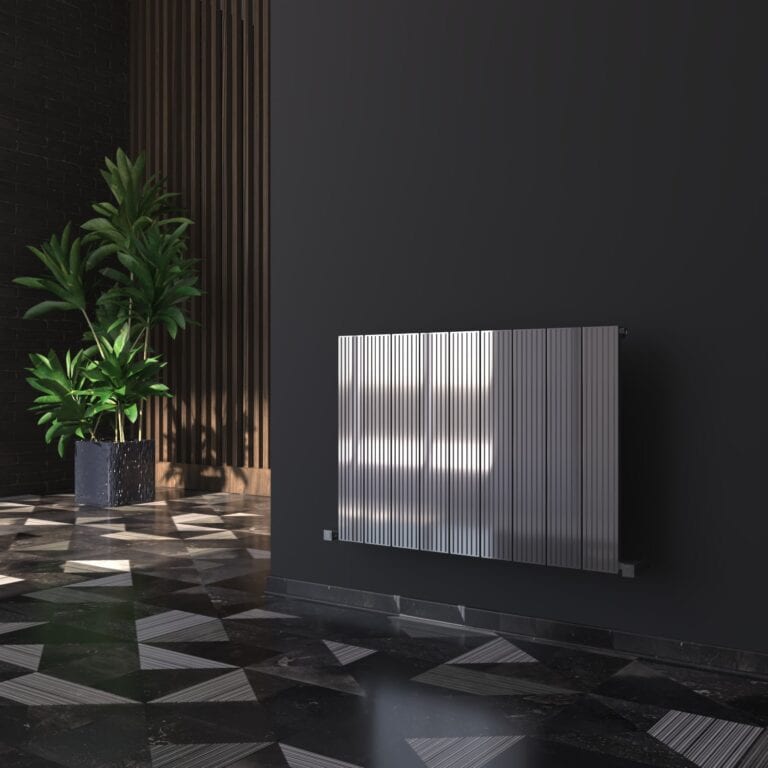 Buy Carisa Monza Horizontal Polished Anodized Designer Radiator | Poshrads