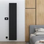 Buy Carisa Boreas M Vertical Black Electric Radiator | Poshrads