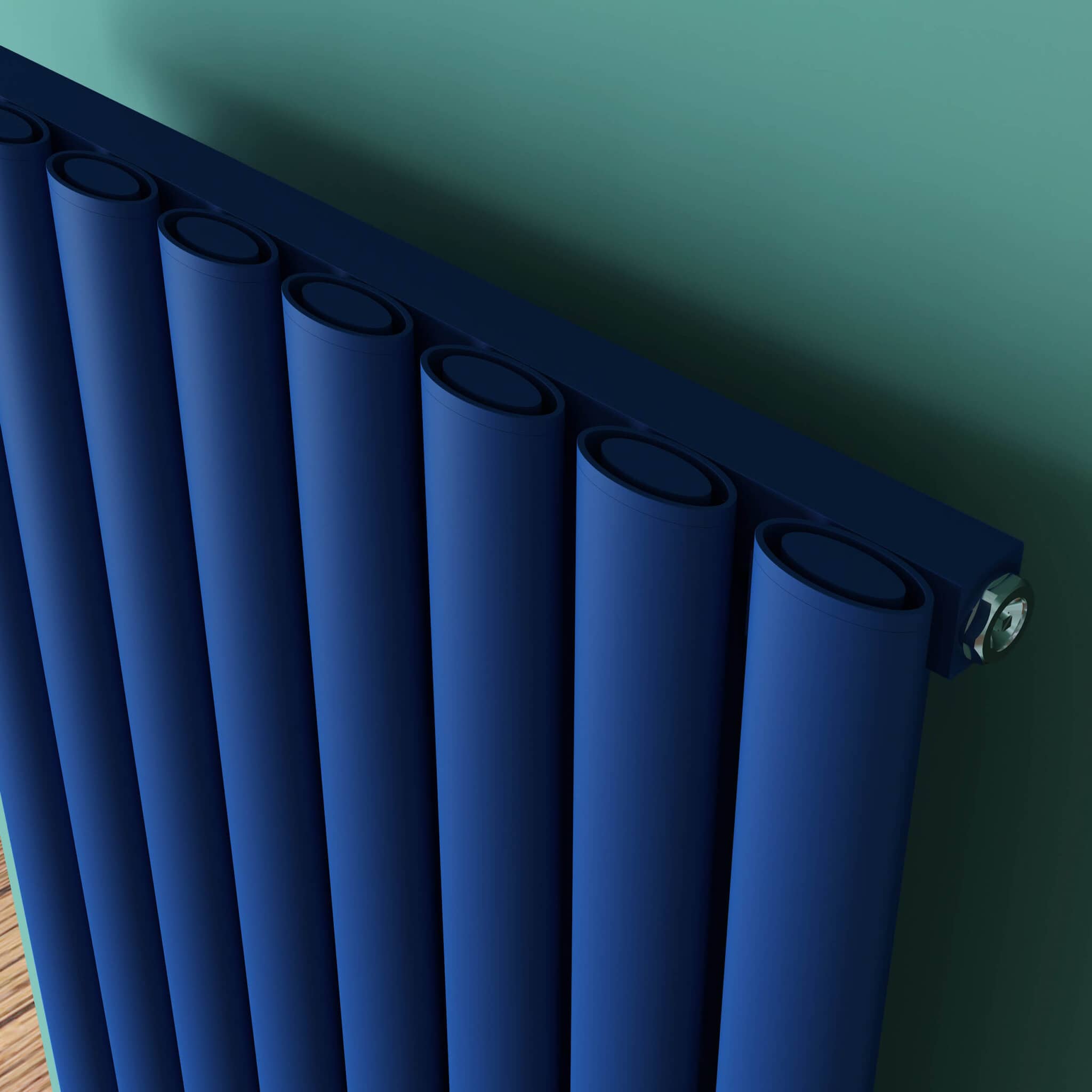 Buy Carisa Tallis Vertical Navy Blue Designer Radiator | Poshrads